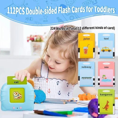 Smart English Flash Card Reader Machine for Kids – Best Budol Finds Ph